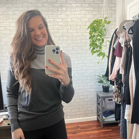 Calvin Klein | Sweaters | Two Tone Sweater | Poshmark